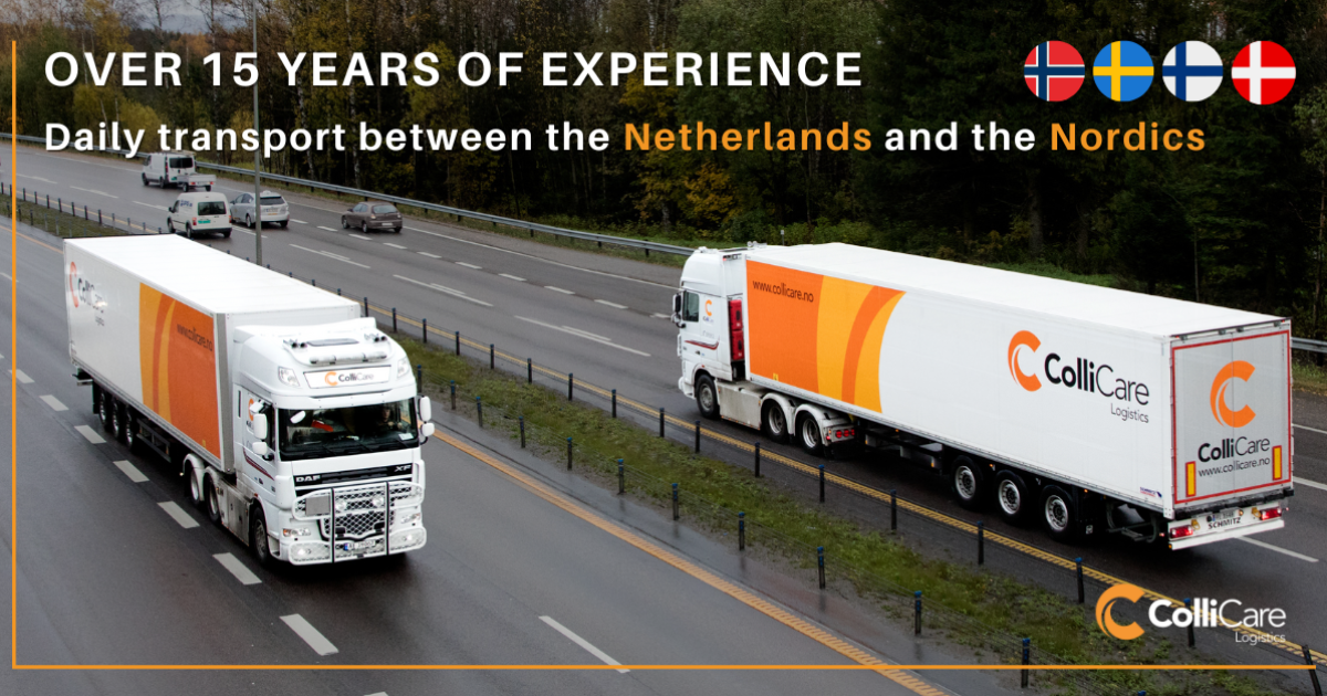 15 years experience transport the Netherlands and the Nordic countries ...