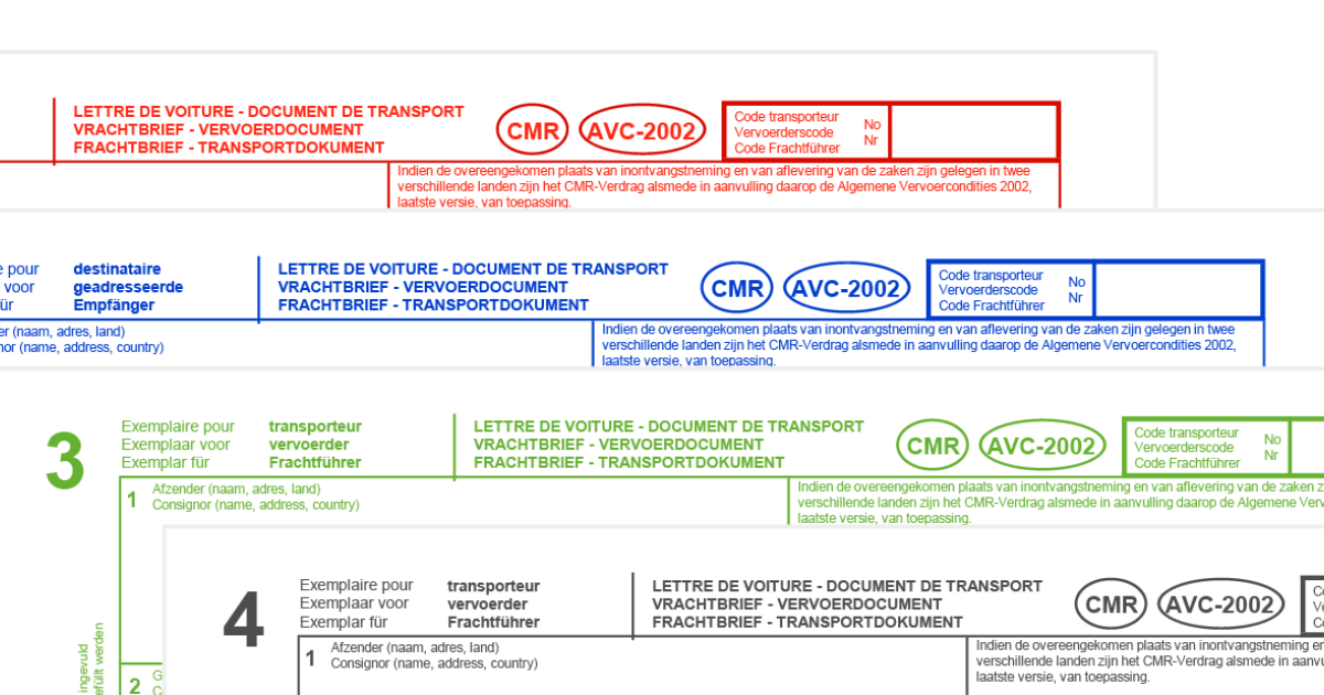 De CMR-vrachtbrief | ColliCare Logistics Nederland